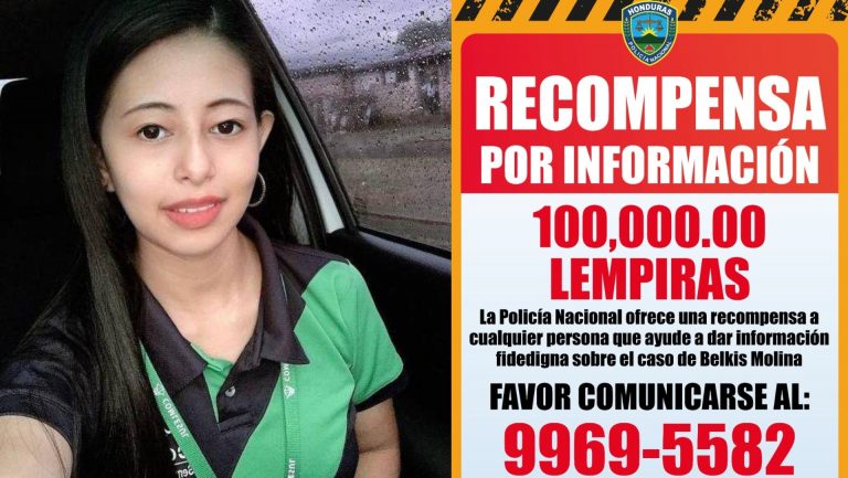 Policía Ofrece 100 Mil Lempiras De Recompensa Por Información De Belkis