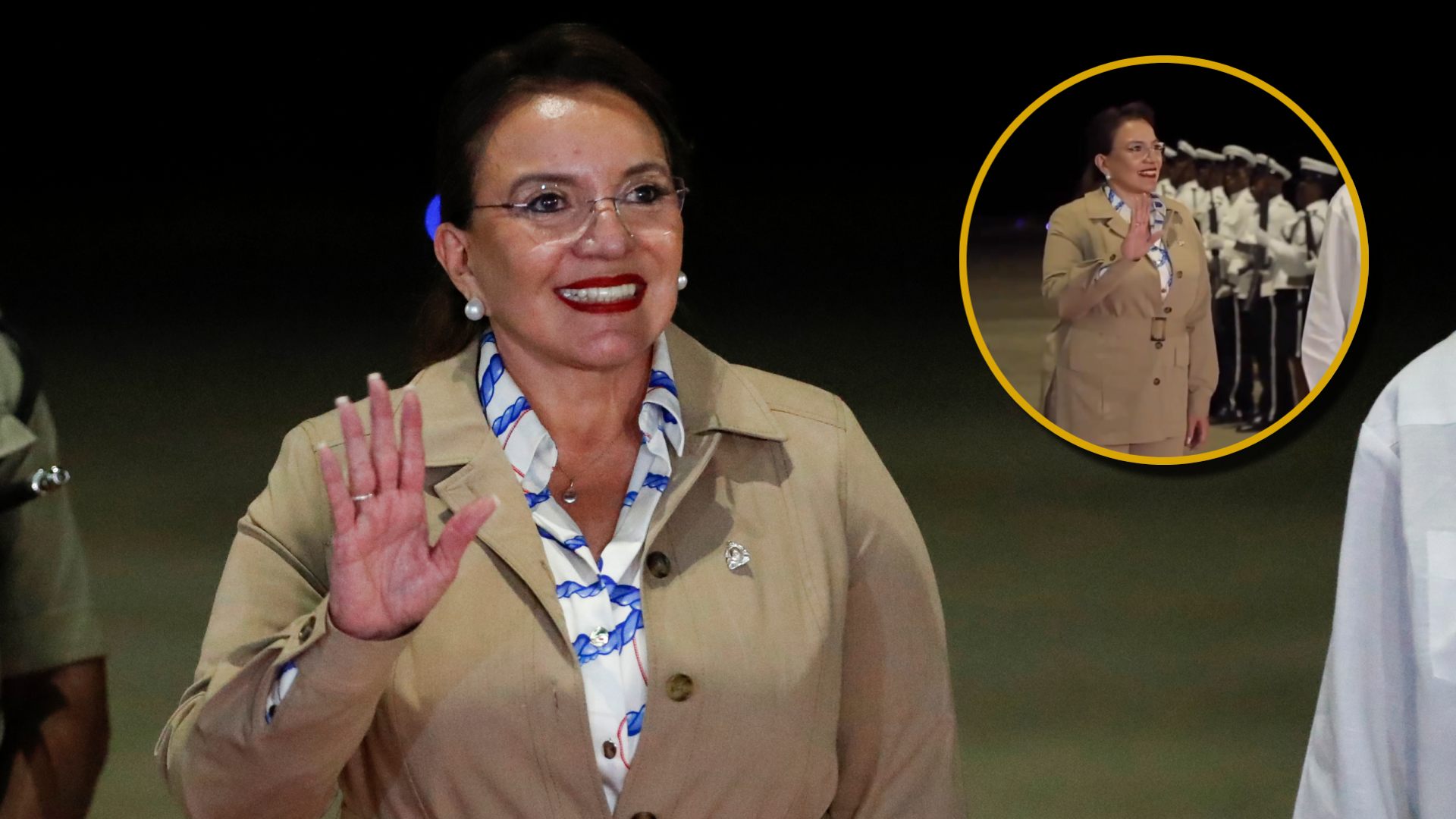 Así fue recibida la presidenta Xiomara Castro en San Vicente